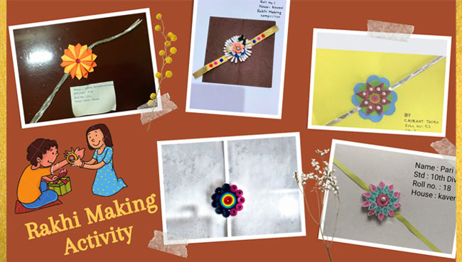 Thali Decoration & Rakhi Making Activity 2021 in Secondary Section ...